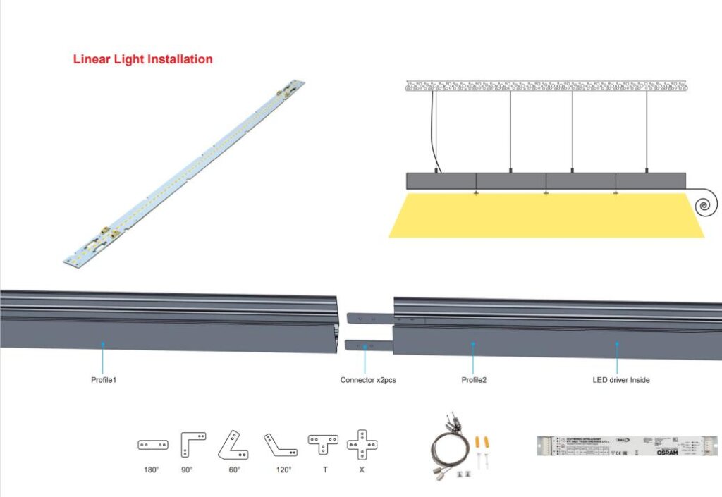 How to Install LED Aluminum Profiles for Linear Lights? - KayTai